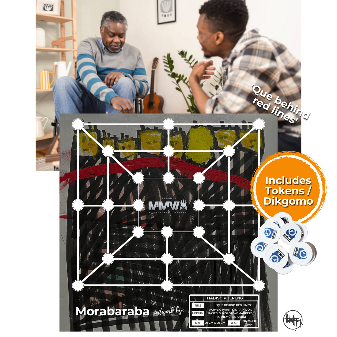 Que Behind Red Lines, Board (PVC Material) – Mzansi Most Wanted